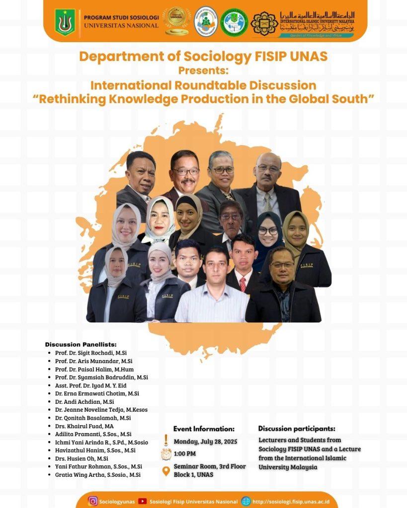 Program Studi Sosiologi Universitas Nasional – Fakultas Ilmu Sosial dan Ilmu Politik Universitas ...